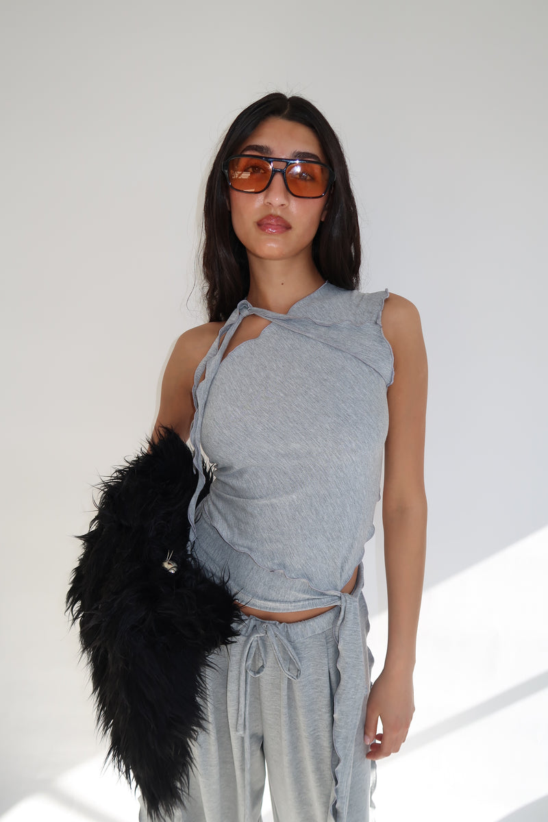 MIO TOP GREY – Remain Kiki